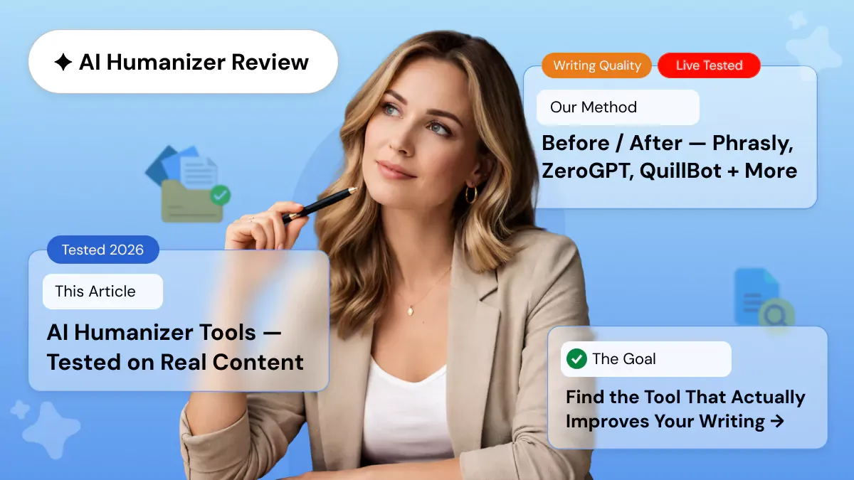 Best AI Humanizer Tools 2026: We Tested 5 and Ranked Them